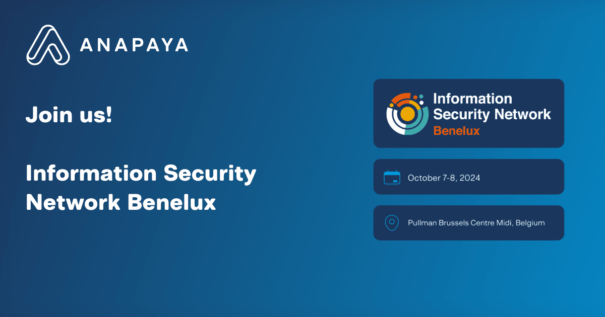 Join Anapaya at the Information Security Network Benelux